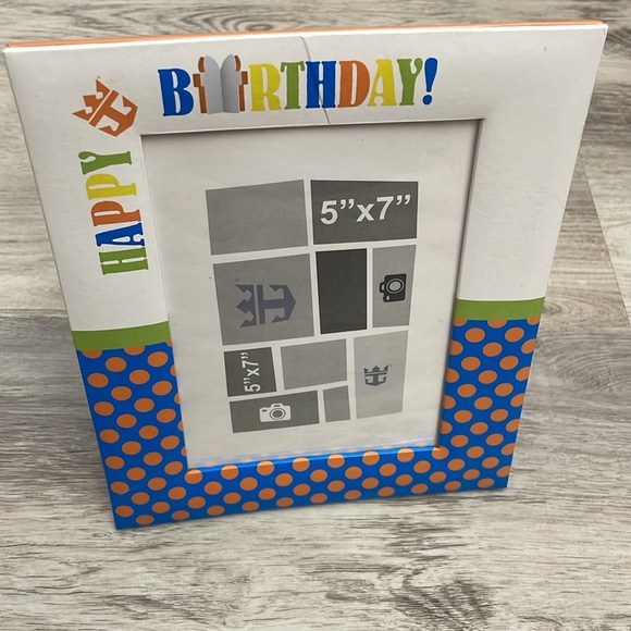Royal Caribbean | Party Supplies | Royal Caribbean Multicolor Happy Birthday Glossy 5 X 7 Frame ...